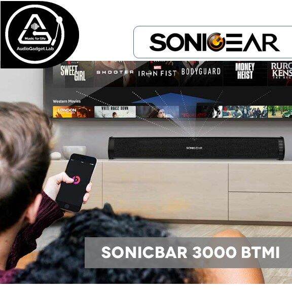 SonicGear SonicBar 3000 BTMI Bluetooth Sound Bar With FM Radio | TF ...