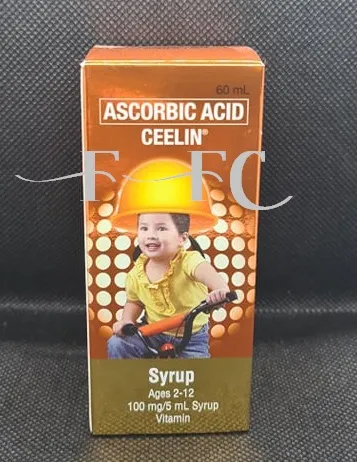 CEELIN - ASCORBIC ACID SYRUP AGES 2-12 YEARS OLD, 60mL 100mg/5mL Syrup ...