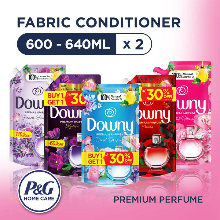 [Bundle of 2] Downy Fabric Conditioner Passion Mystique Blissful ...