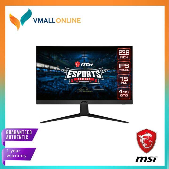 MSI Optix G241V Gaming Monitor (24" IPS FHD 75HZ 1MS FREESYNC COMPATIBLE) | Lazada PH