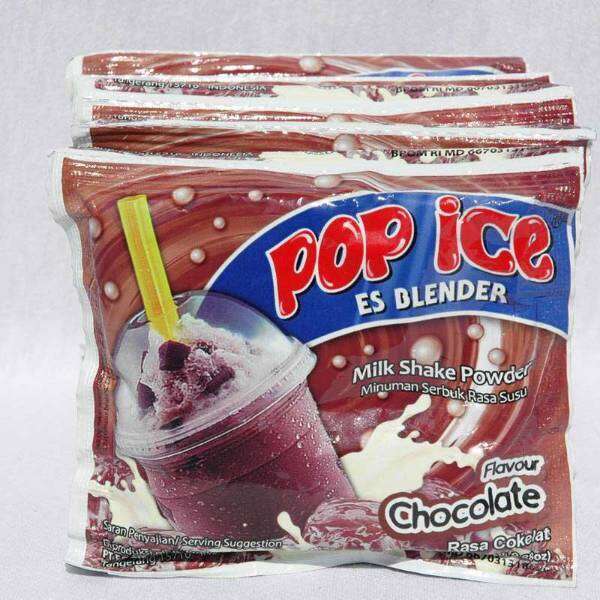 POP ICE Coklat Minuman Bubuk [25 g/ 1 renceng/ Isi 10 pcs] | Lazada ...