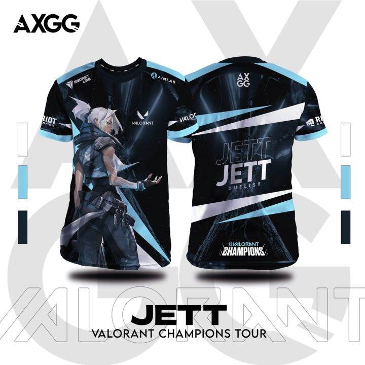 2022 AXGG ' Valorant VCT - Jett ' Gaming Shirt | Lazada PH