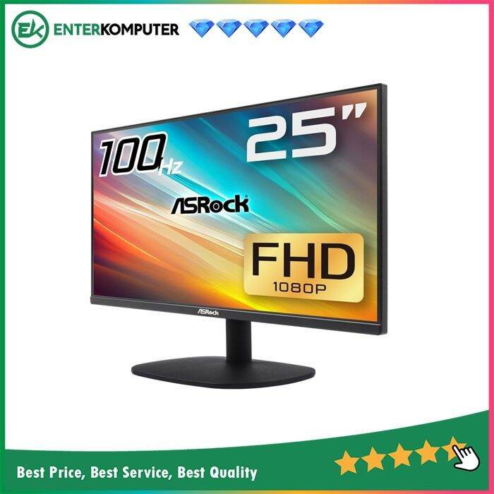 Monitor ASRock Challenger CL25FF 24.5" FHD IPS 100Hz with AMD Freesync ...