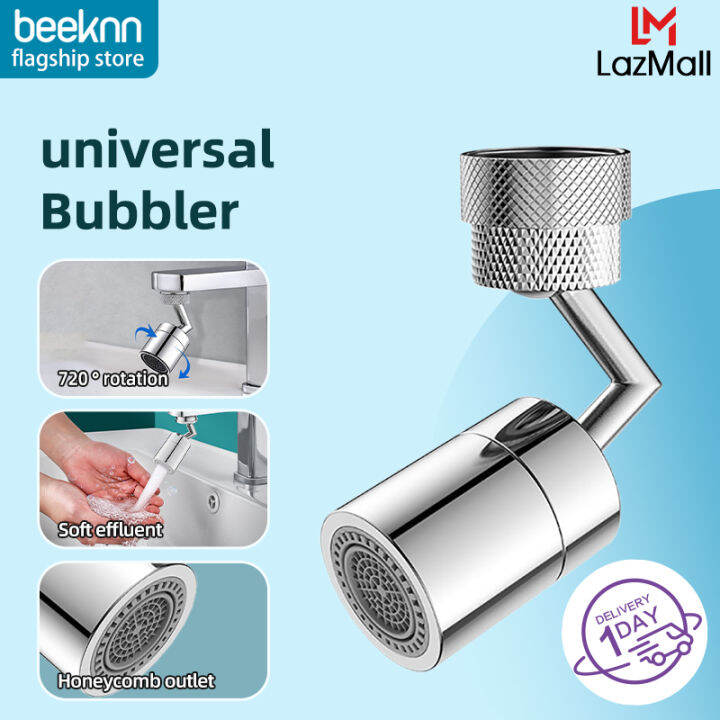 Beeknn Universal Splash Filter Faucet 720 Degree Rotating Tap Filter
