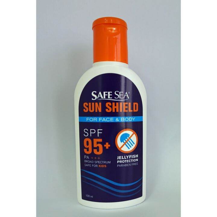Safe Sea Sun Shield SPF95 Anti-Jellyfish Sunblock 100ml Bottle | Lazada PH