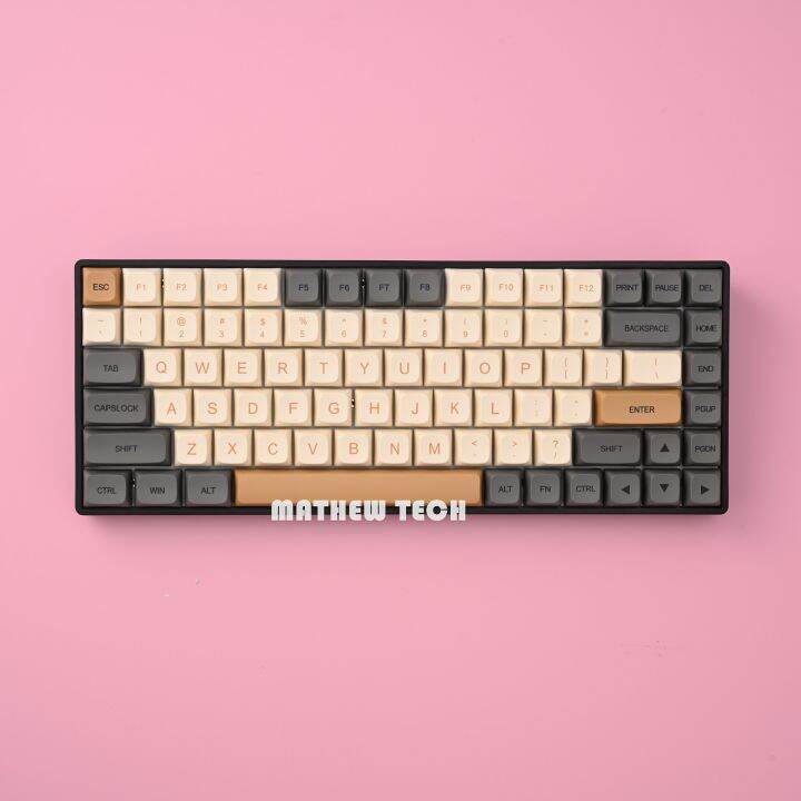 MATHEW TECH MK84 Wireless Bluetooth/2.4G 75% RGB Mechanical Gaming ...