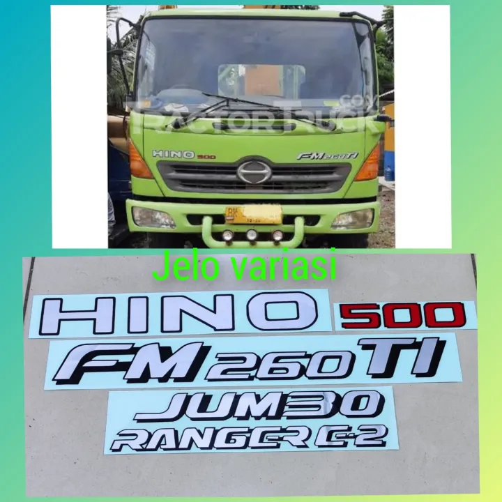 Stiker Hino 500 Sticker FM 260 TI Jumbo Ranger E2 Hino | Lazada Indonesia