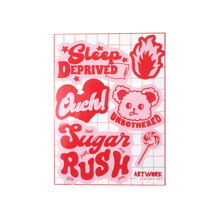 ARTWORK Pink Aesthetic (Sticker Sheet) | Lazada PH