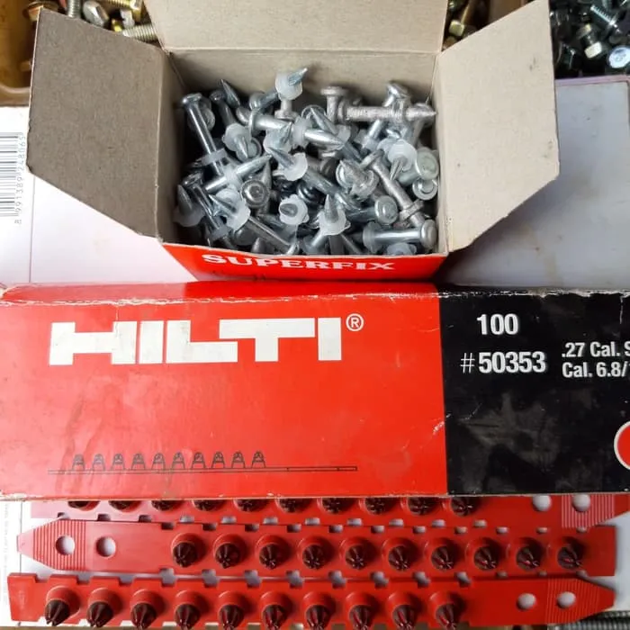 paku ramset merk superfix dan mesiu hilti | Lazada Indonesia