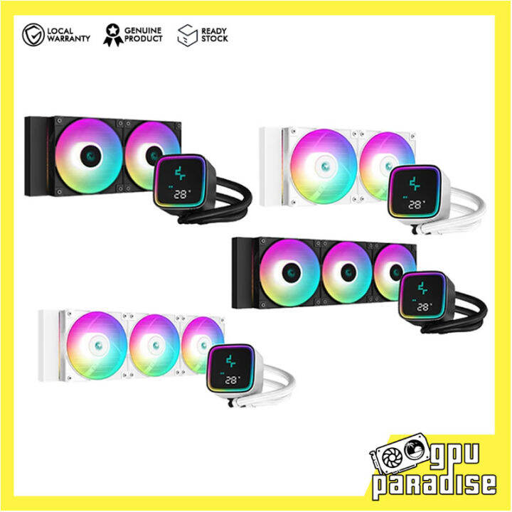DEEPCOOL LS520 / LS720 SE DIGITAL ARGB AIO LIQUID CPU COOLER - BLACK ...