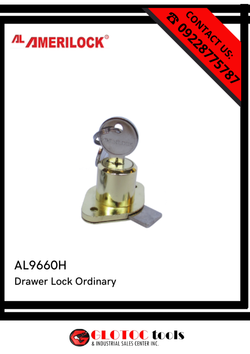 AMERILOCK Drawer Lock Ordinary AL9660H | Lazada PH