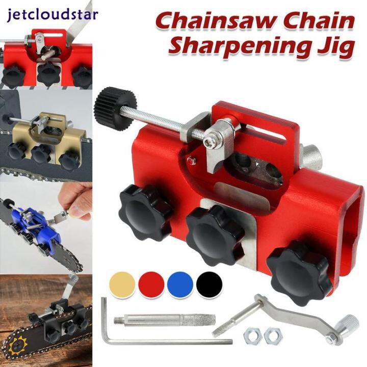 Portable Chainsaw Sharpener Kit Chainsaw Chain Sharpening Jig Chainsaw ...