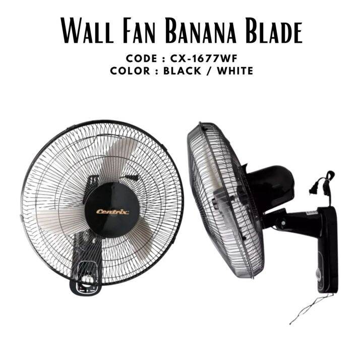 FAST SHIPPING CENTRIX CX 1677 WF WALL FAN/ WALL FAN | Lazada PH