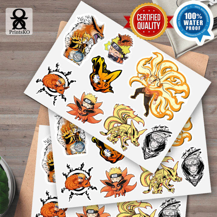 High Quality Waterproof Vinyl Sticker with Naruto - NARUTO KURAMA ...