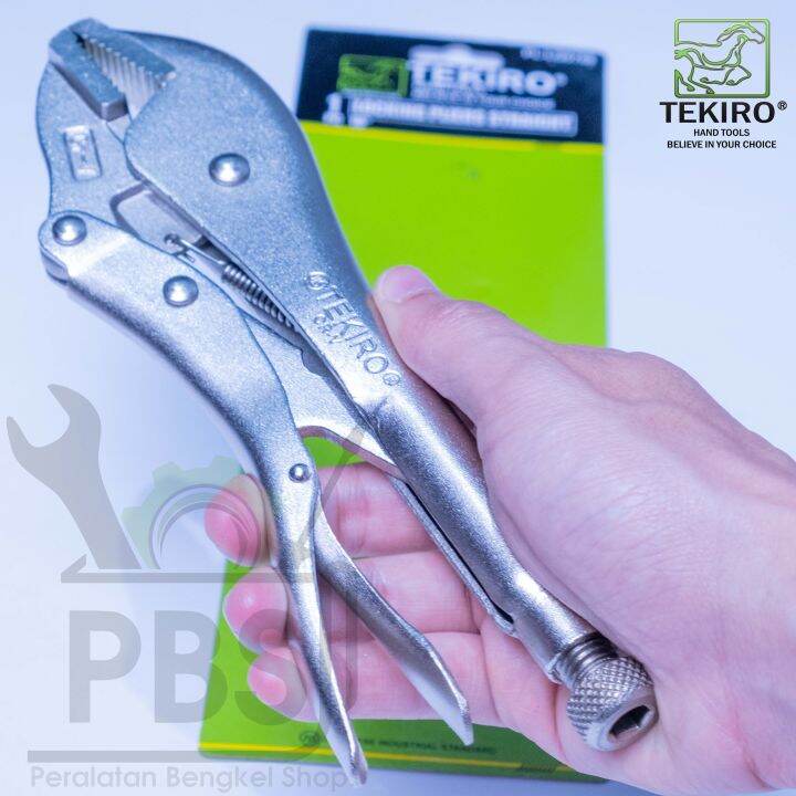 Tang jepit TEKIRO original 100% . tang buaya jepit lurus 10 inch ...
