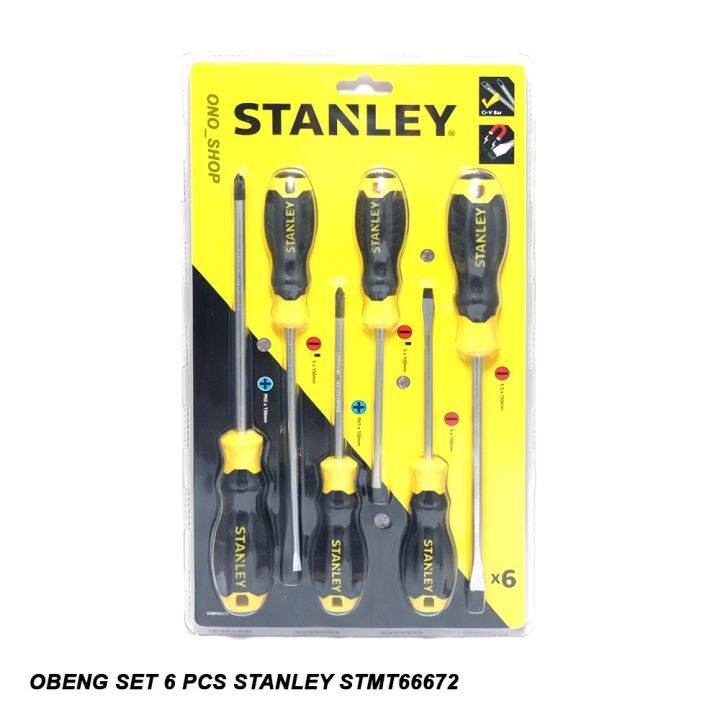 STANLEY - Obeng Set 6 Pcs STMT66672 | Lazada Indonesia