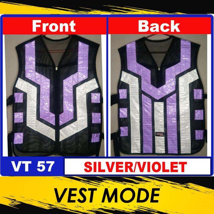 VT57 Vest for Motorcycle Rider High Visibility Safety Vest ...