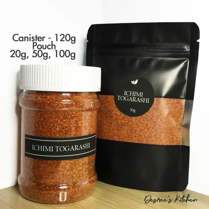 Ichimi Togarashi Chili Pepper - in Stackable Canister/Stand-Up Pouch ...