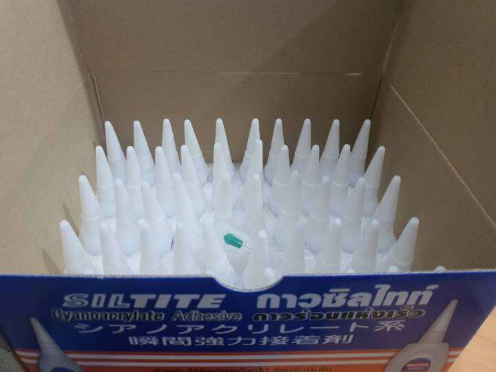 กาวร้อน SILTITE(ซิลไทท์) 20กรัม 50ขวด ยึดติดแน่่น งานเอนกประสงค์ งานไม้ ...