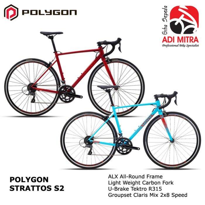 Polygon Strattos S2 [700C] Road Bike Sepeda Balap | Lazada Indonesia