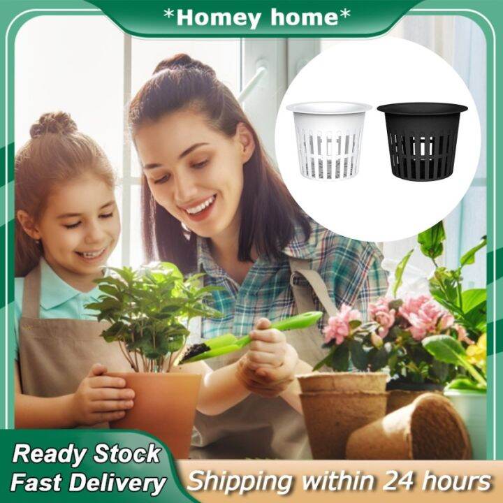 4 Inch Plastic Net Cups Pots Plant Containers for Hydroponics ...