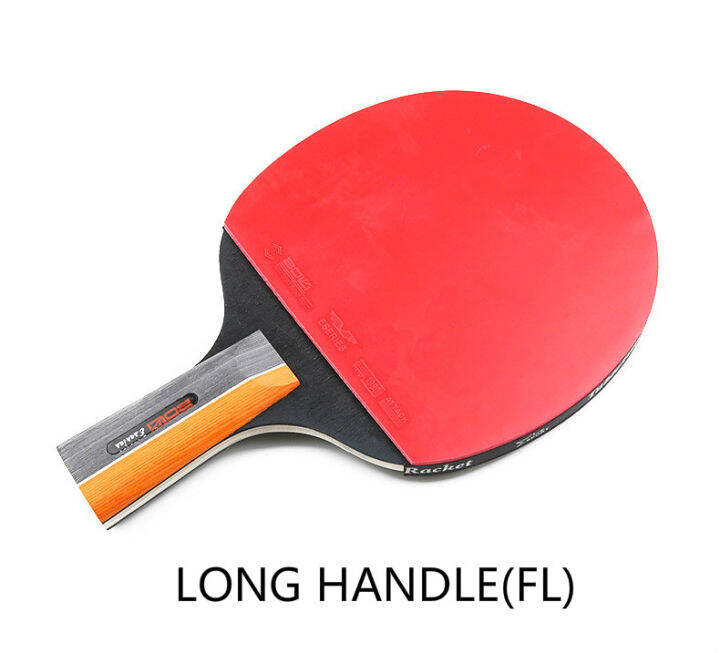 2021 New 1Pair Table Tennis Racket Set Professional Rubber Carbon ...