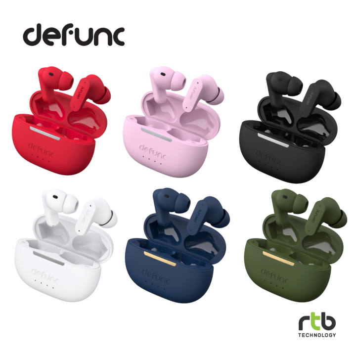 Defunc TRUE ANC หูฟังไร้สาย True Wireless Earbuds หูฟังตัดเสียงรบกวน หูฟังบลูทูธ | Lazada.co.th