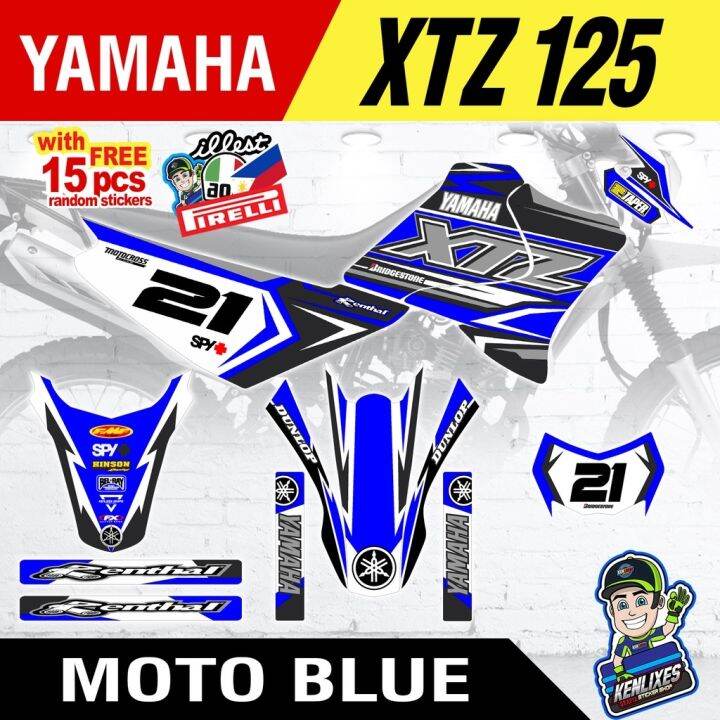 YAMAHA XTZ 125 Full Decals Sticker Body MOTO EDITION KENLIXES | Lazada PH
