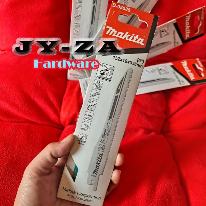 MAKITA ใบเลื่อยจิ๊กซอว์ ใบเลื่อยตัดเหล็ก ใบเลื่อยชัก ขนาด6นิ้ว รุ่น B-05038 (1กล่อง/5ใบ ...
