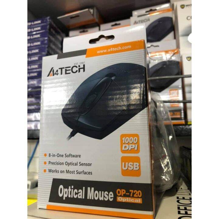 A4Tech OP-720 USB Black Optical Mouse | Lazada PH