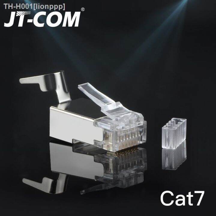ஐ JT-COM CAT6a CAT7 RJ45 Connector FTP 8P8C Modular Plug 10Gbps Network ...