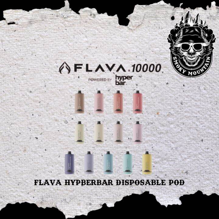 [ORIGINAL] Flava Hyperbar 10000 Puffs Rechargeable Disposable Pod 1.0 ...