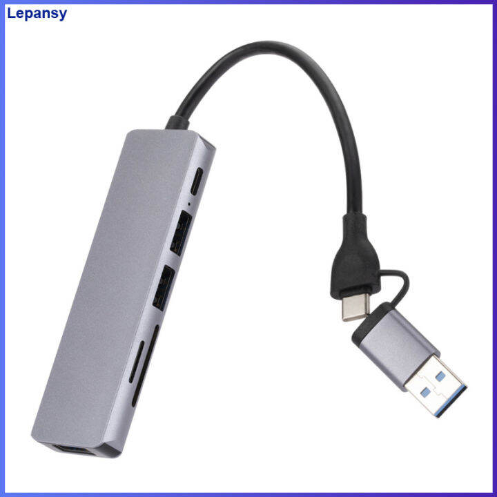 Usb3.0 Type C Docking Station Mobile Phone Computer Card Reader Adapter Ultra-Slim Portable Data ...