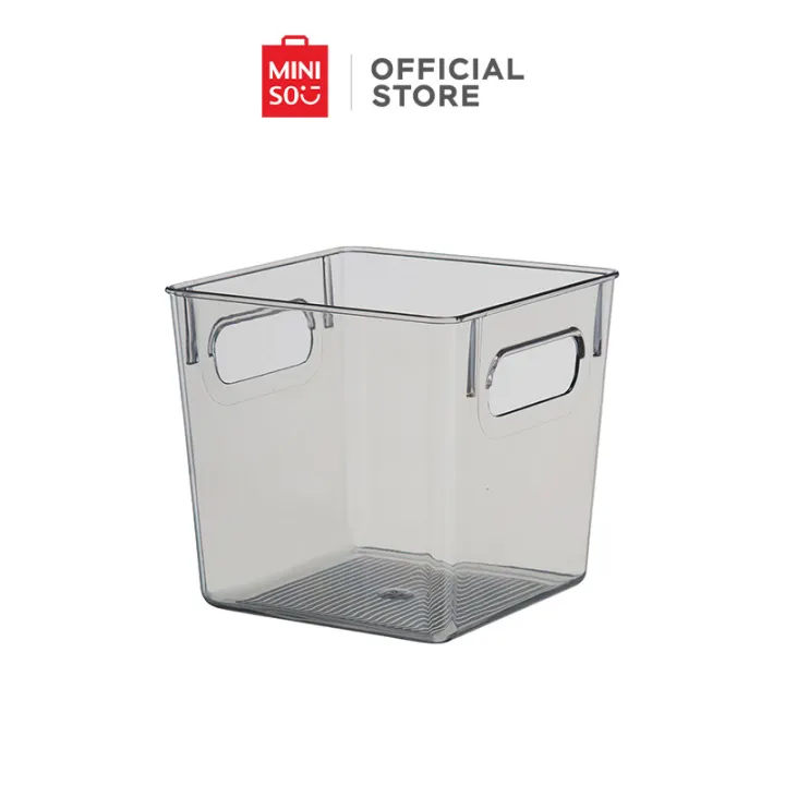 MINISO Transparent Series Rectangle and Square Storage Box (Transparent ...