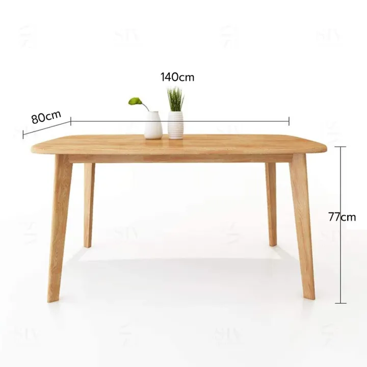 SIV 1.2 - 1.6m Wood Dining Table Set Furniture Wooden Kitchen Tables ...
