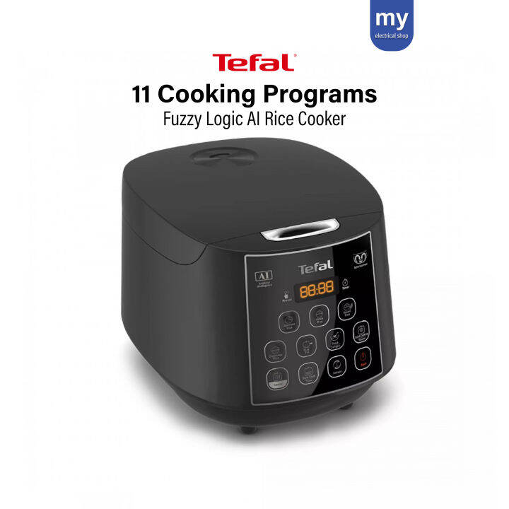 Tefal RK736 1.8L 10 Cups Easy Plus AI Smart Rice Cooker | RK736B ...