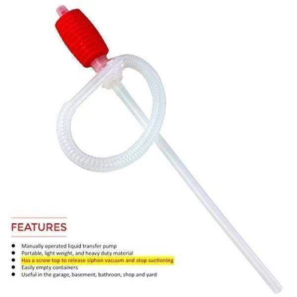 [Spot] VIP 1 Red Syphon Tube Hand Fuel Pump Gasoline Siphon Hose Gas ...