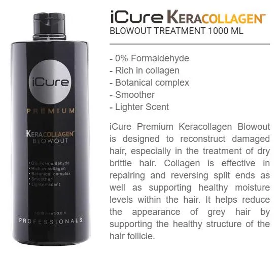 Authentic iCure Keracollagen Blowout (1000 ml) | Lazada PH
