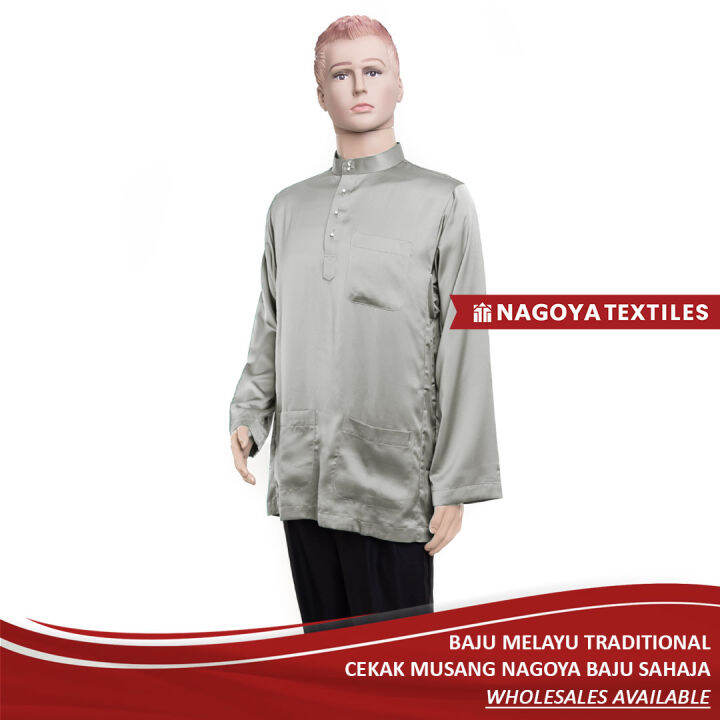 BAJU MELAYU TRADISIONAL CEKAK MUSANG BERPESAK BAJU SAHAJA (CMP) | Lazada