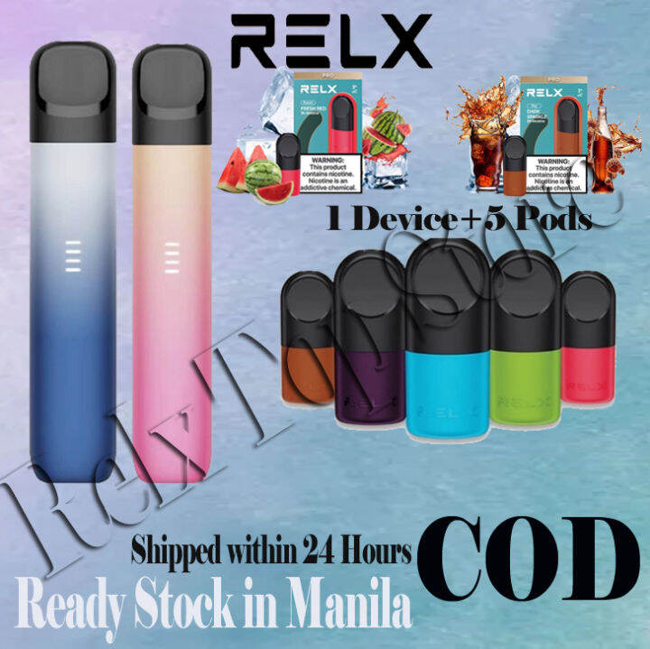 COD《5 Free Pods》RELX Infinity Essential Phantom (5TH) Device Kits Vape ...