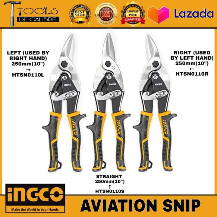 INGCO Aviation Snip LEFT/STRAIGHT/RIGHT | Lazada PH