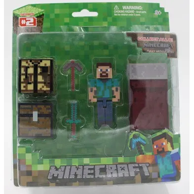 Tng Store Minecraft Steve Alex Diamond Toy Set Mine Craft Birthday Cake ...