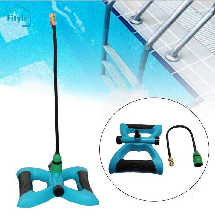 Fityle Stand Misting Cooling System 2 Nozzles for Outside Swimming Pool ...