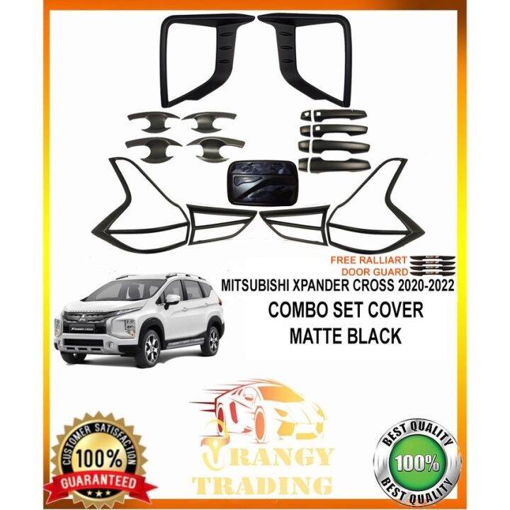 Mitsubishi Xpander Cross 2020 to 2022 HE Garnish Combo Set Cover Matte ...