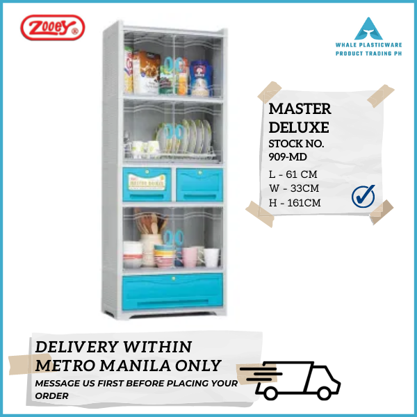 Zooey Master Deluxe Dish Cabinet and Drawer 5L | Lazada PH