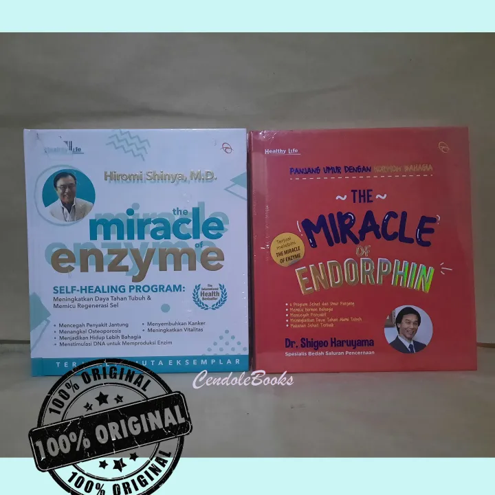 Paket Buku Kesehatan : The Miracle Enzyme dan The Miracle of Endorphin ...