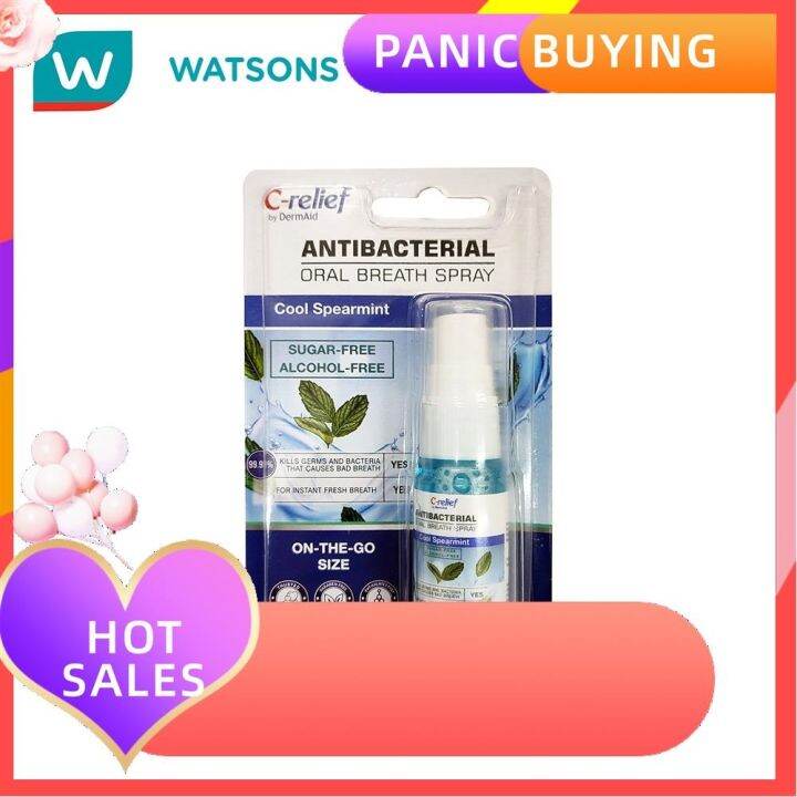 DERMAID C - Relief Antibacterial Oral Breath Spray 20ML | Lazada PH