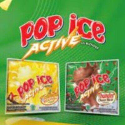 POP ICE ACTIVE PER SACHET tornado squash dan thunder choco malt | Lazada Indonesia