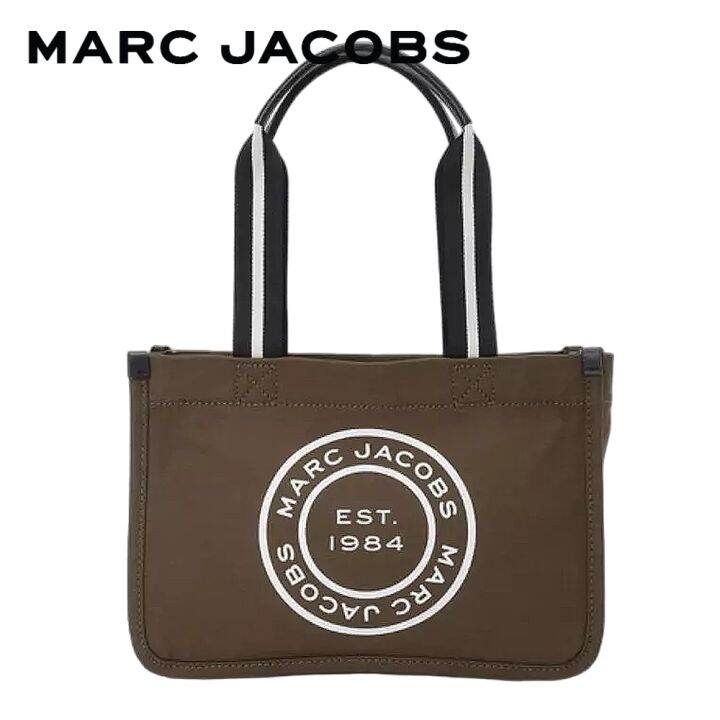 MARC JACOBS THE SIGNET CANVAS TOTE BEECH H050M06FA21 กระเป๋าสะพาย ...