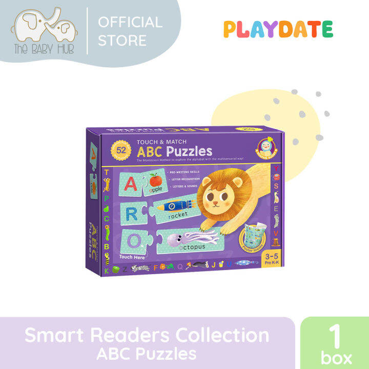 Playdate Smart Readers Collection: Touch and Read ABC Puzzles | Lazada PH